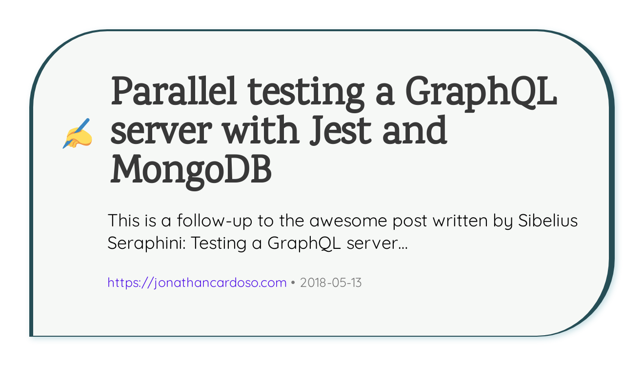 Parallel Testing A Graphql Server With Jest And Mongodb Jcm